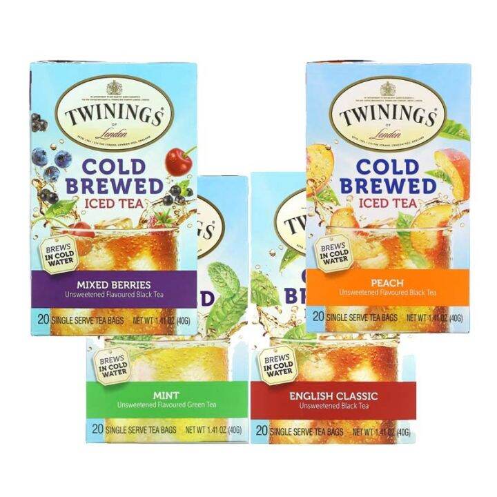 Hotyu50624708462 Twinings Cold Brewed Iced Tea Unsweetened Flavored ...