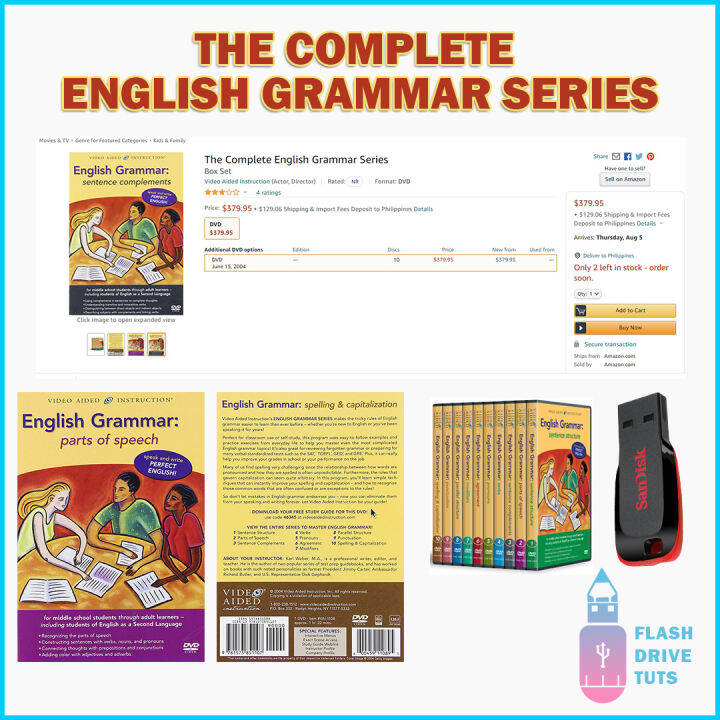 The Complete English Grammar Video Tutorial Series | Lazada PH