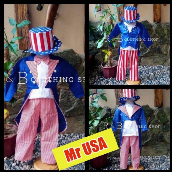 【COD】 USA boy for UNITED NATIONS Costumes | Lazada PH