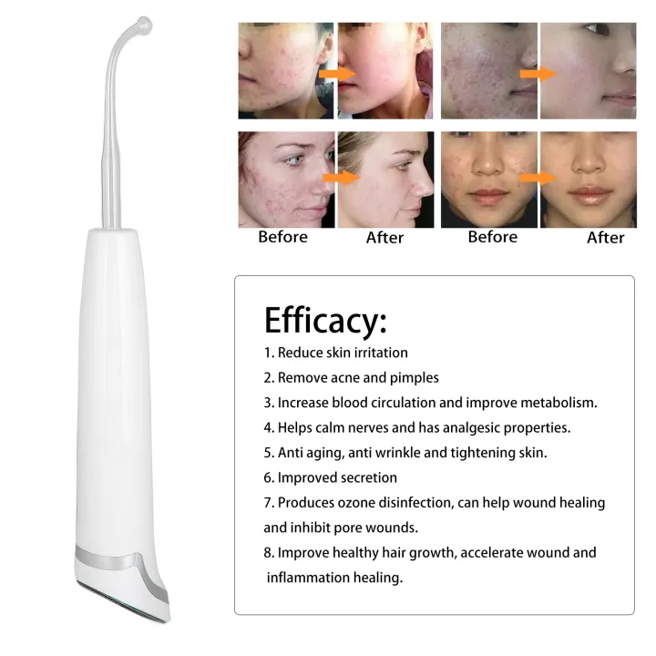 Ozone Electrotherapy Skin Wand US Plug 100V‑240V High Frequency Facial ...