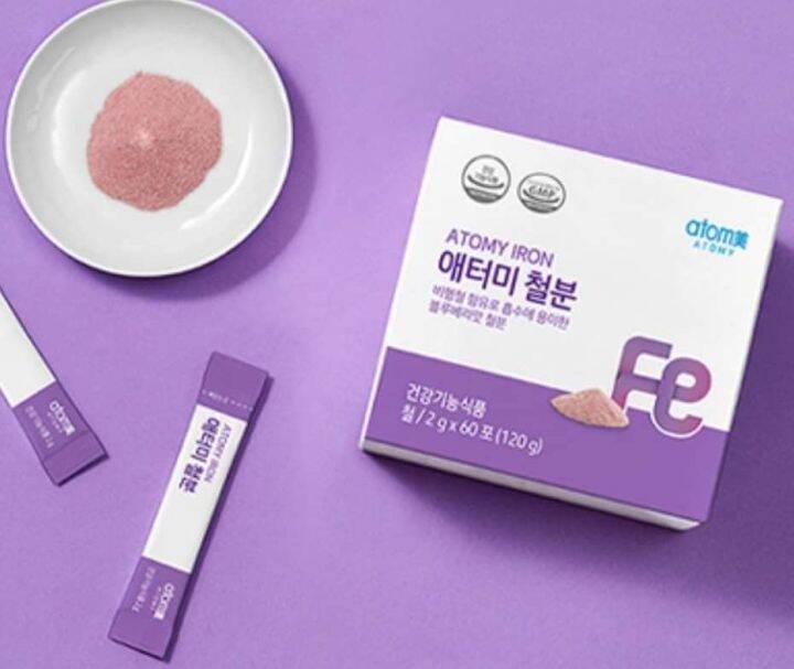 Atomy Iron Fe Powder 艾多美铁粉（2g x 60stick） | Lazada