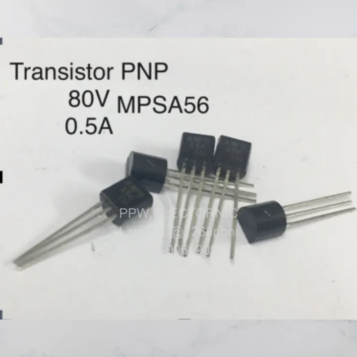 10ชิ้น Transistor PNP MPSA56 A56 80V 0.5A TO-92 ทรานซิสเตอร์ For ...