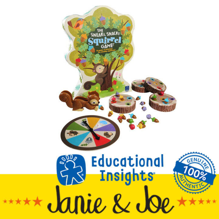 EDUCATIONAL INSIGHTS The Sneaky, Snacky Squirrel Game!- Age 3-5, Maths ...