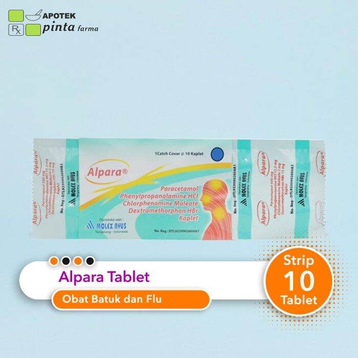 Alpara 10 Kaplet Obat Flu Dan Demam | Lazada Indonesia