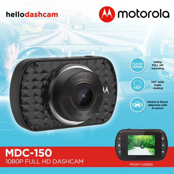 MOTOROLA MDC-150 FHD 1080P DASH CAMERA | Lazada PH