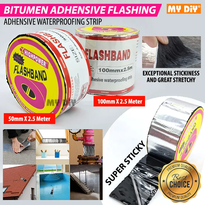 MYDIYHOMEDEPOT - BITUMEN ADHESIVE FLASHING WATERPROOF TAPE WATERPROOF ...