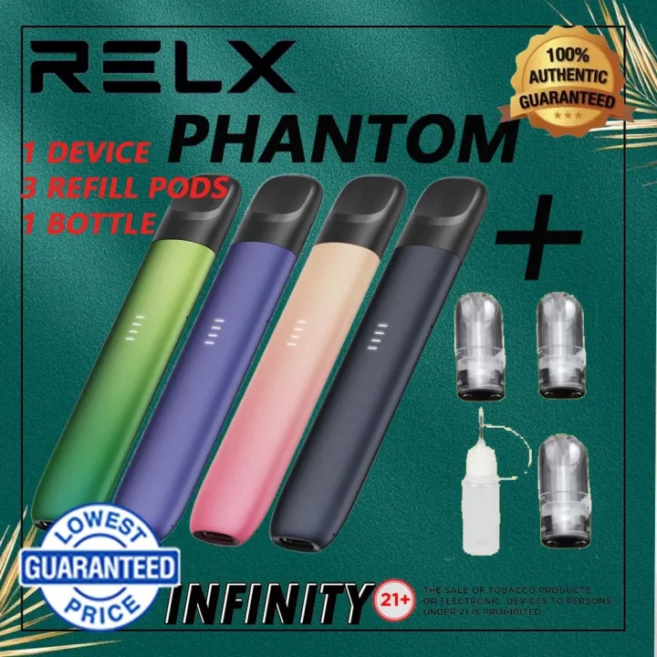 selling 【Refill】Relx VAPE RELX Phantom（5th）Device Compatible 3 Refill ...