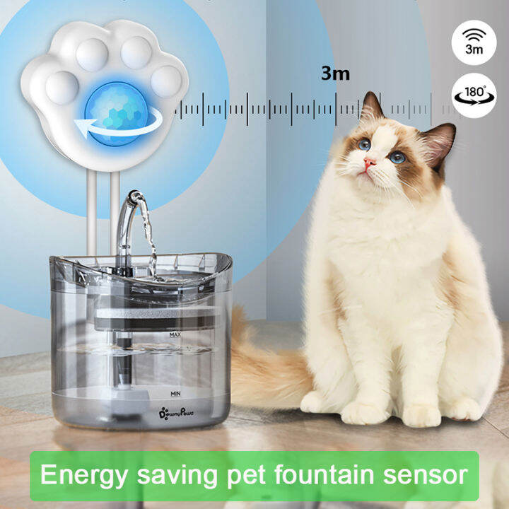 Smart Motion Sensor Cat Dog Water Dispenser อัจฉริยะอินฟราเรด Usb ...