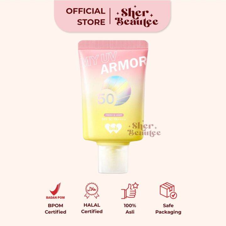 BNB barenbliss My UV Armor SPF 50 PA++++ 30g - Face Sunscreen Gel Moisturizer | Lazada Indonesia