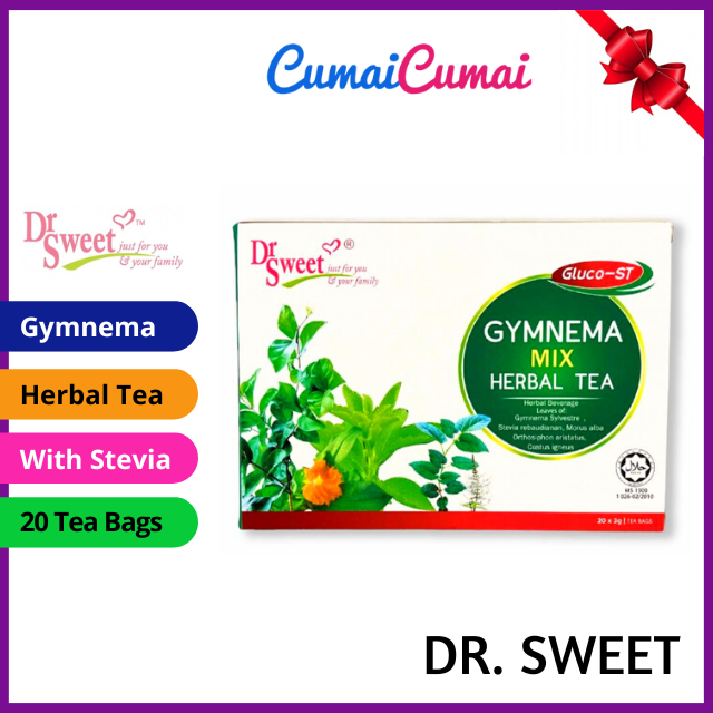 Dr. Sweet Gymnema Mix Herbal Tea / Campuran Teh Herba with Stevia (20 ...