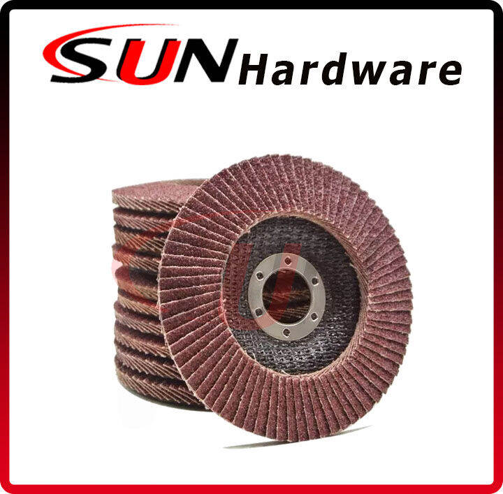 Amplas Gerinda Susun Bulat 4 Inch Grit 150 Flap Disc Besi Stainless ...