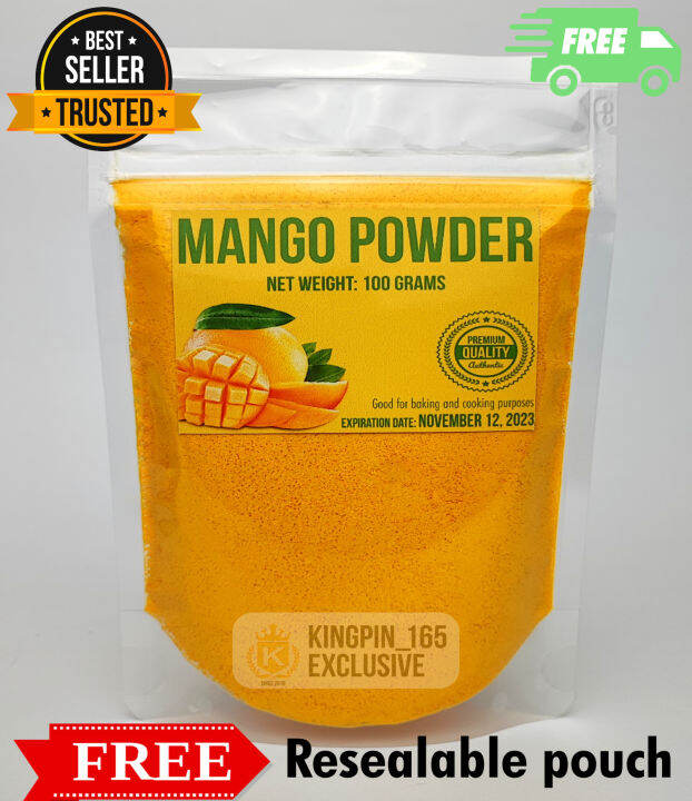 100% PURE Mango Powder Premium Quality for Sherbet, Mango Hopia, Cake ...
