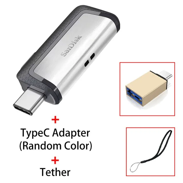 Type C OTG USB Flash Drive 128 GB Pendrive 128Gb 64Gb 32Gb 256Gb 16Gb ...