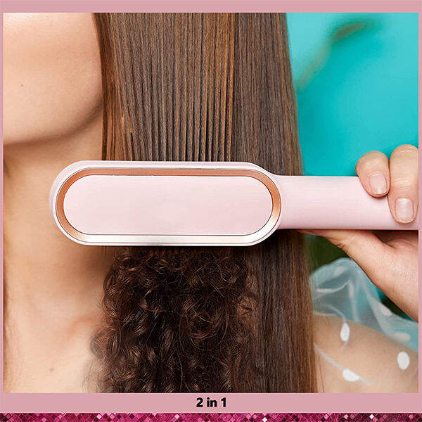 COD 2in1 Sikat Pelurus Rambut – Setrika Pelurus Rambut dengan Sisir ...