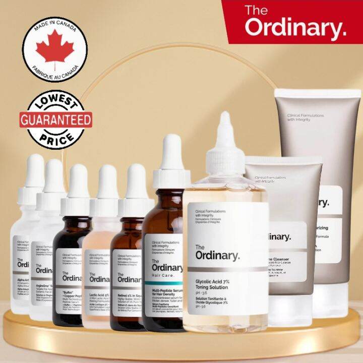 The Ordinary Azelaic Acid Ascorbic Acid Glycolic Acid Lactic Acid ...