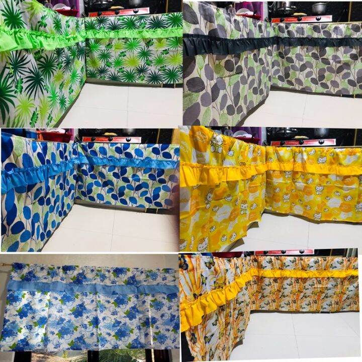 Lababo Kitchen Sink curtain 32” x 58” Raffles Design | Lazada PH