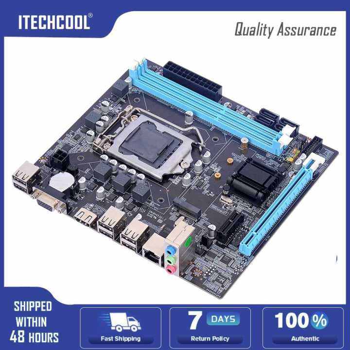 H61 PC Main Board 16GB Micro-ATX Computer MainBoard LGA1155 Socket I3 ...