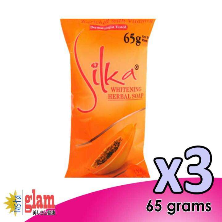 Silka Soap Orange Papaya 65g X 3PCS | Lazada PH