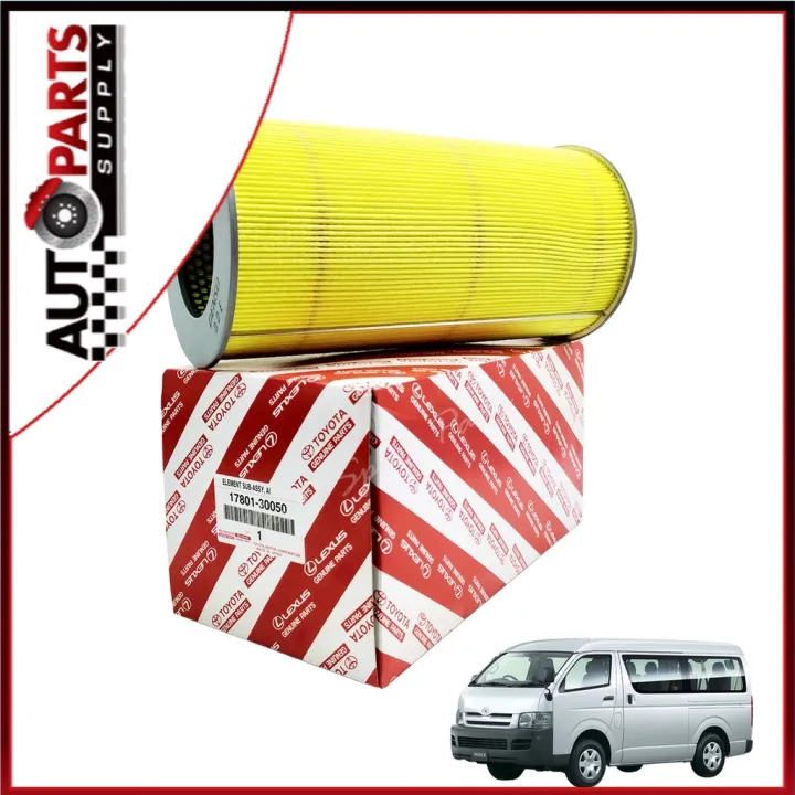 TOYOTA HAICE KDH200 ( 2005 - 2015 ) AIR FILTER ROUND ( 17801-30050 ...
