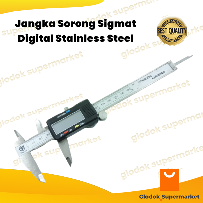 Jangka Sorong Sigmat Digital Stainless Steel | Lazada Indonesia