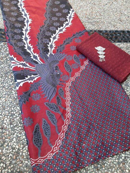 Kain Batik Printing Halus Motif Jolo Manuk Putihan Bagus Buat Seragam Acara | Lazada Indonesia