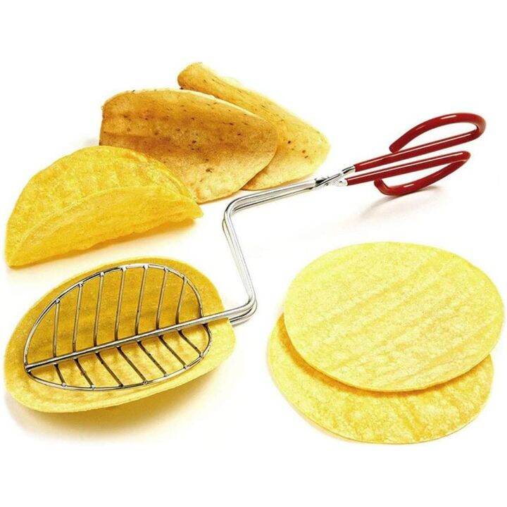 ZHENG CAI Potato Chip Crust Durable Pancake Clamp with Rubber Handle V ...