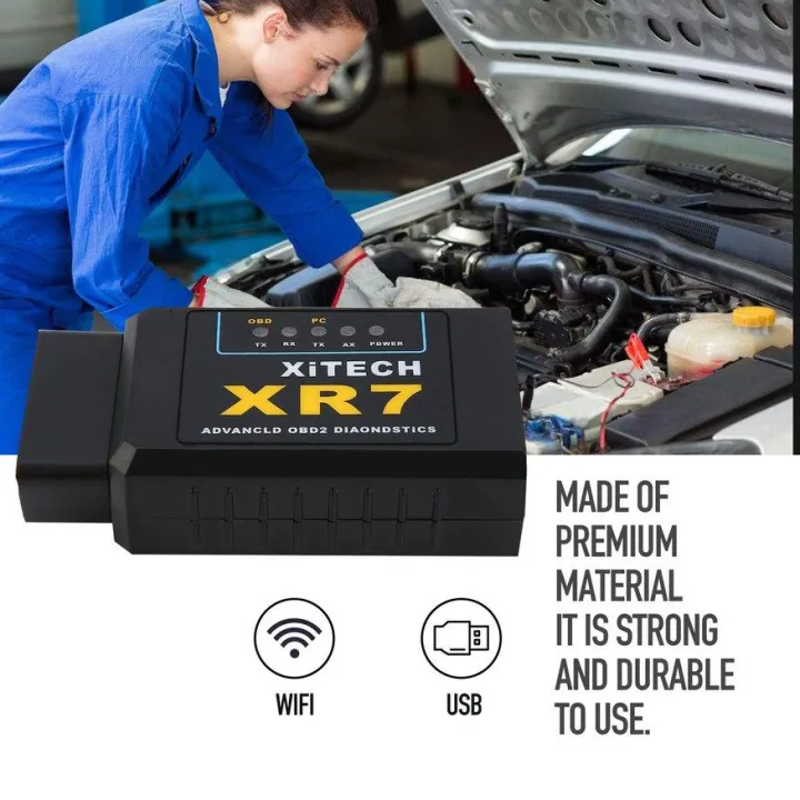 OSMAN OBD2 Bluetooth Scanner V1.5 Elm327 Car Diagnostic Interface Code ...