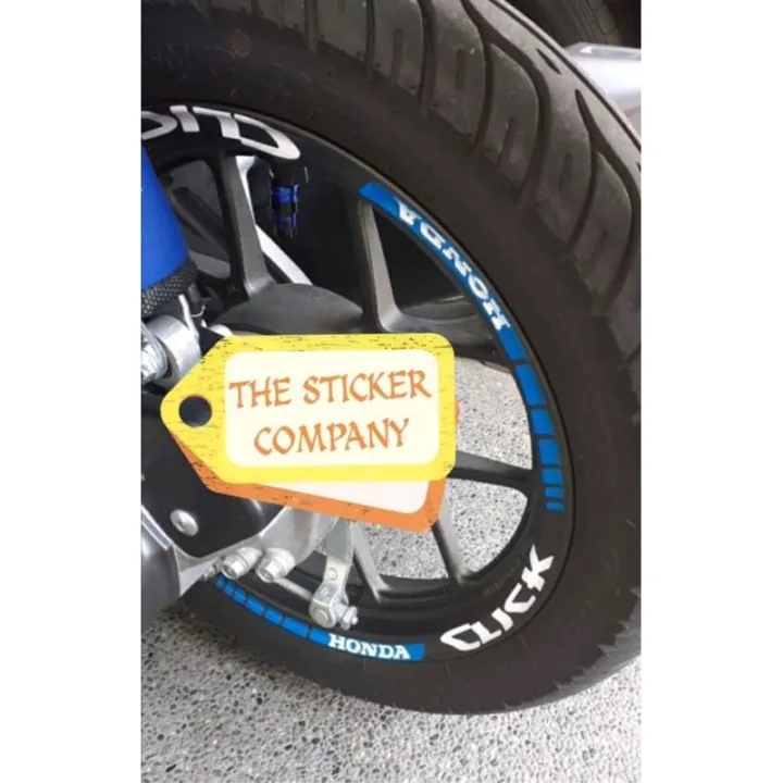 HONDA CLICK MAGS STICKER GAME CHANGER (Set for Both tires) | Lazada PH