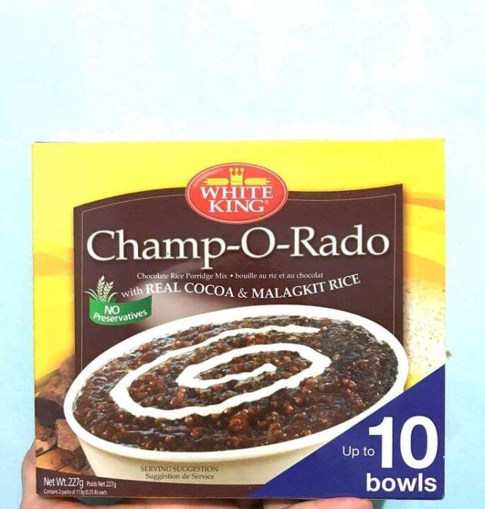 White King Champ-O-Rado Champorado Chocolate Rice Porridge Mix 227g ...