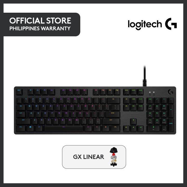 Logitech G512 CARBON LIGHTSYNC RGB Mechanical Gaming Keyboard with GX ...