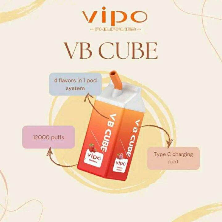 12k puffs vb cube by vipo A16F | Lazada PH