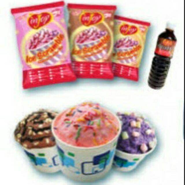 COD Injoy Ice Scramble Classic Ube Chocolate 1kg | Lazada PH