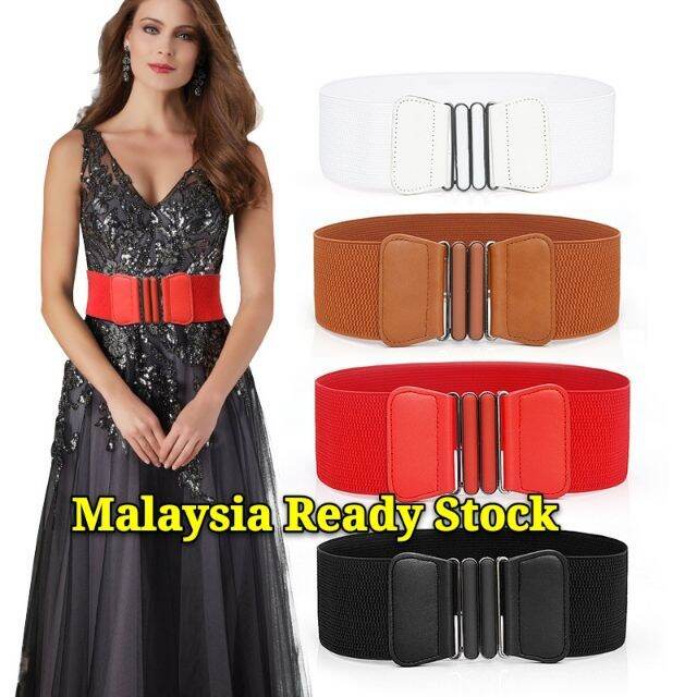 [7.5cm WIDE] Lady belt PREMIUM QUALITY ladies women tali pinggang ...