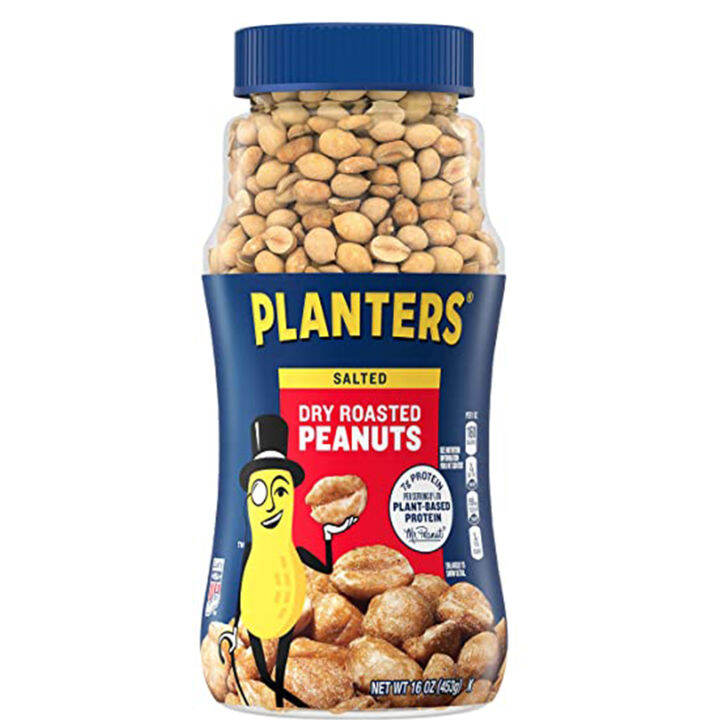 Planters Salted Dry Roasted Peanuts 453g | Lazada PH