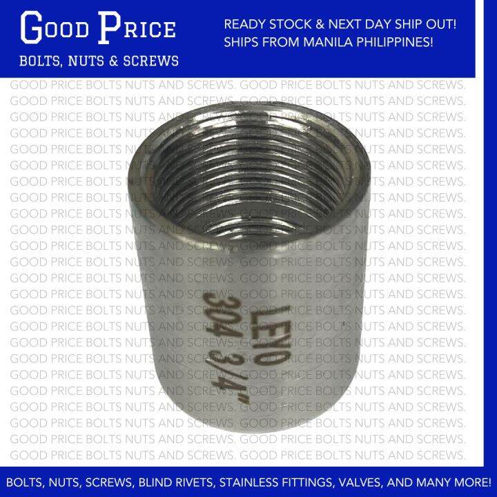 Leyo Stainless Steel 304 Fittings Coupling | Lazada PH