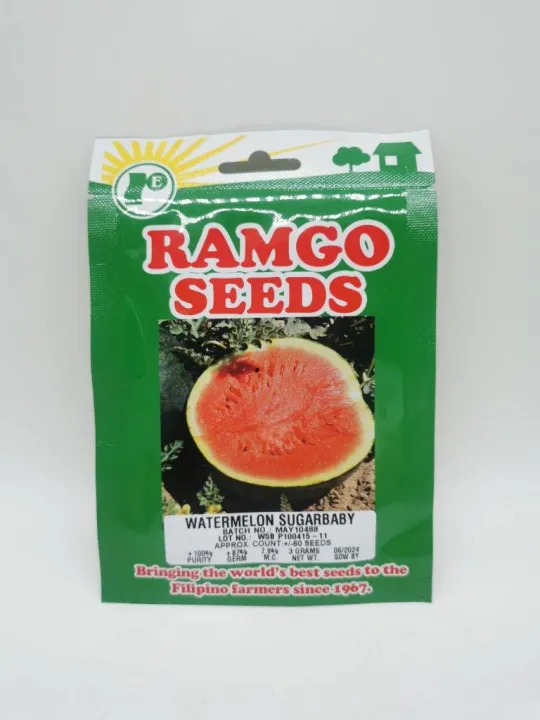 RAMGO WATERMELON SUGAR BABY SEEDS ( ORIGINAL GARDEN PACK ) | Lazada PH