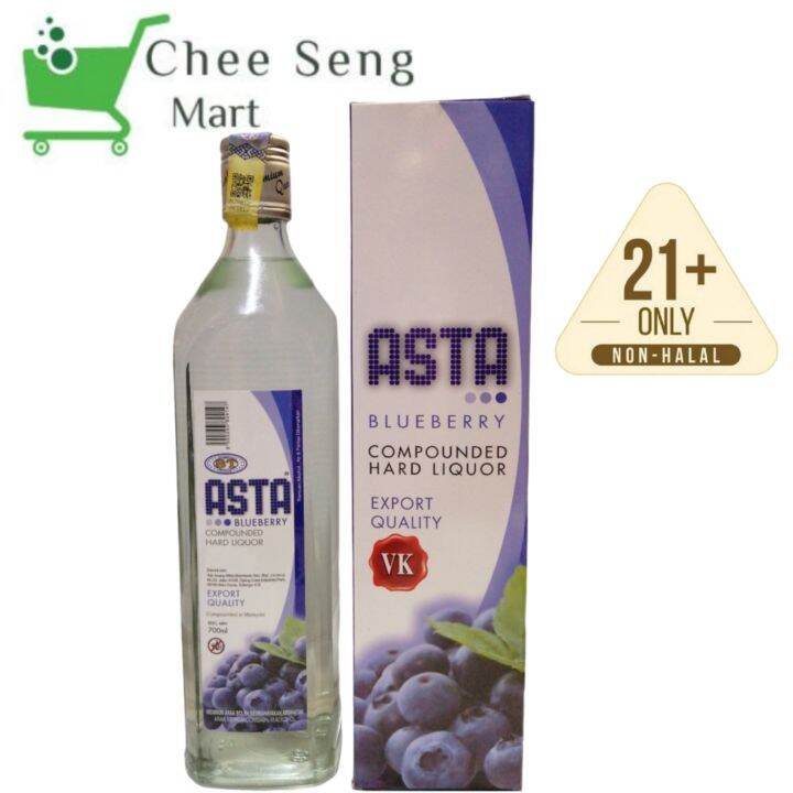 Asta Blueberry / Green Apple Vodka 700ml | Lazada