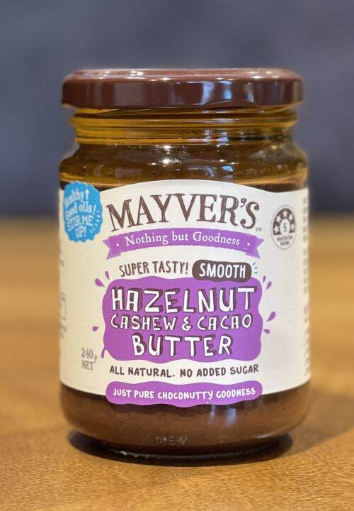 Mayver’s 100% Natural Hazelnut Cashew Cacao Butter 240g - Australia ...