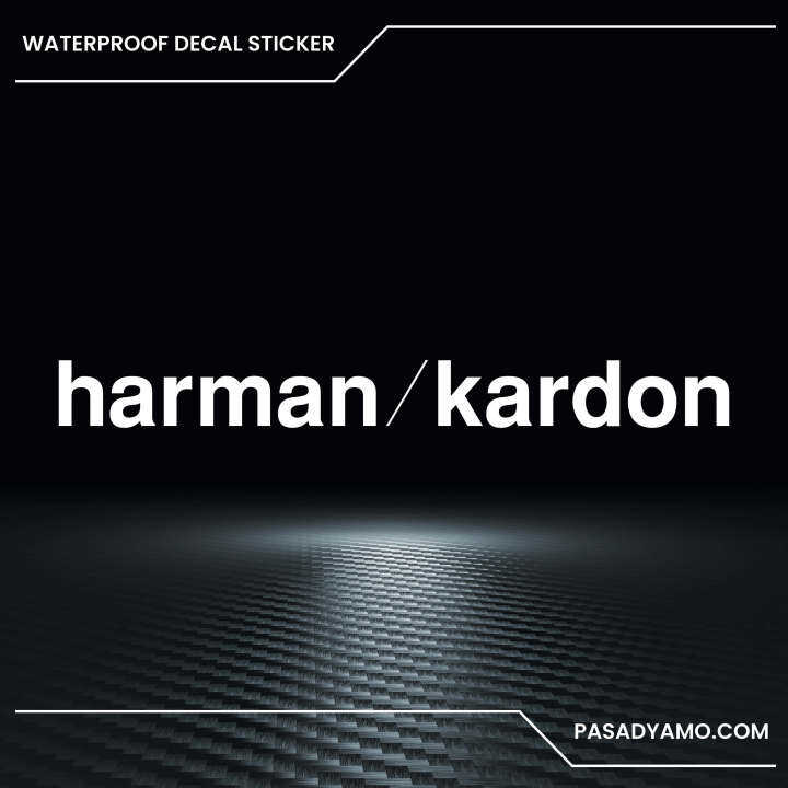 Harman Kardon Logo Decal Sticker for Cars Motorcycles Laptops ...