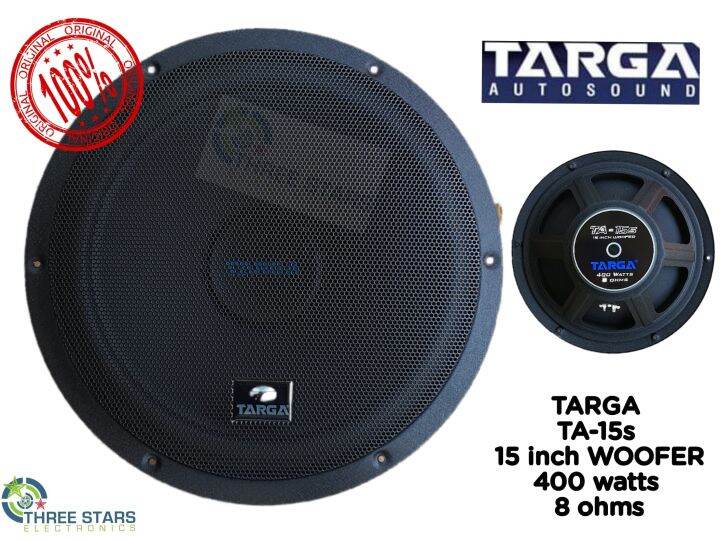 TA-15S TA Series Woofer Targa Size 15 inch Speaker 400 watts TARGA ...