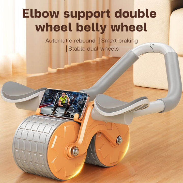 Automatic Rebound Belly Wheel Abdominal Wheels With Pad Push-up Flat ...