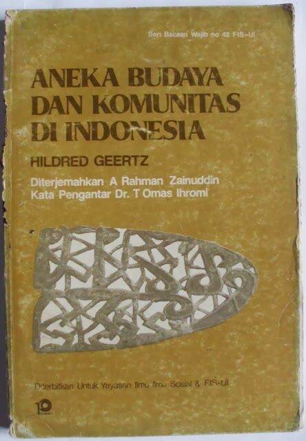 Aneka Budaya dan Komunitas Di Indonesia - Hildred Geertz - NR | Lazada ...