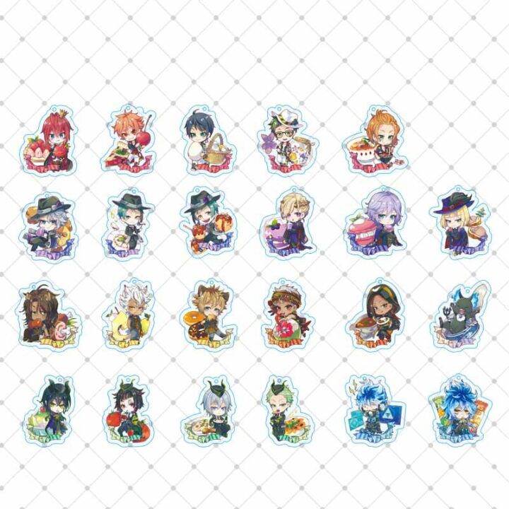 พวงกุญแจ ฟิกเกอร์อะคริลิค รูปเกม Twisted Wonderland Riddle Rosehearts ...