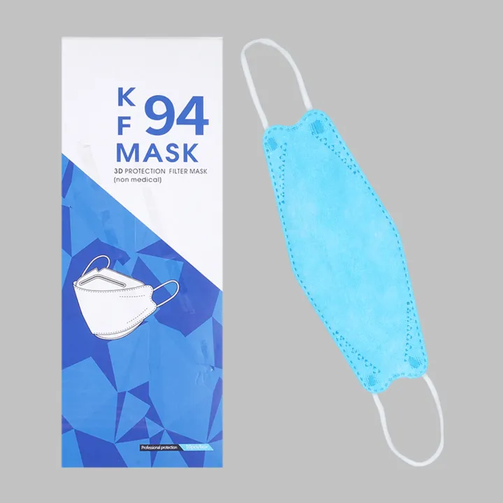 KF94 Mask Box of 10 - Sky Blue | Lazada PH