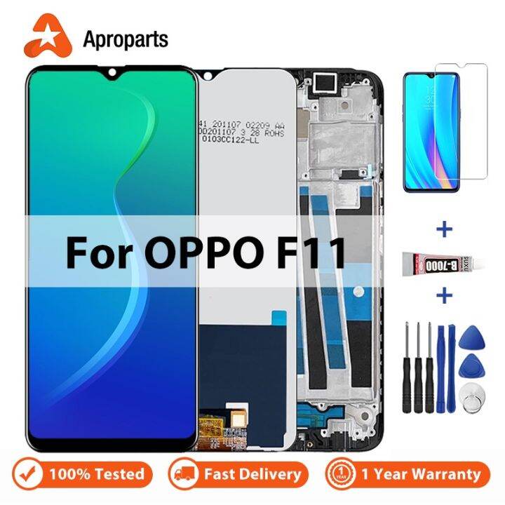 Original LCD For OPPO F11 CPH1913 CPH1911 Display Touch Screen Replacement Parts Premium Quality ...
