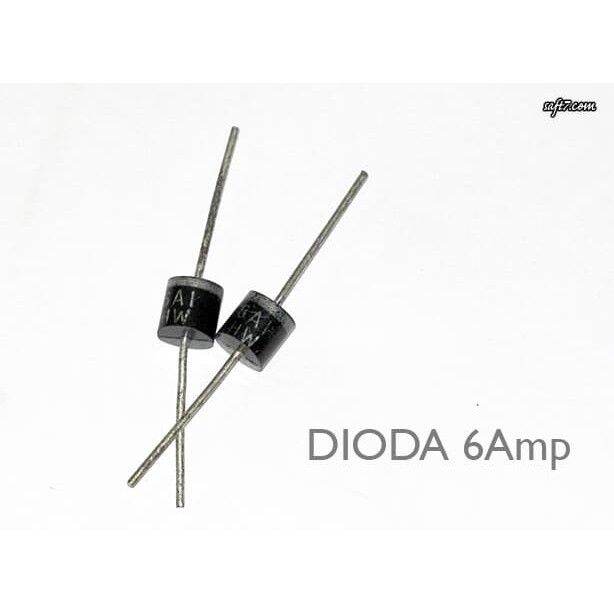 Dioda 6A MIC 6A05 Diode 6 Ampere Elektro Elektronika Lampu Motor ...