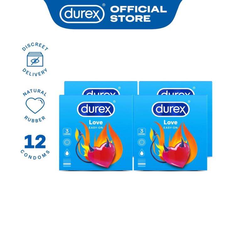 Durex Love Basic Condoms 3s Set of 4 | Lazada PH