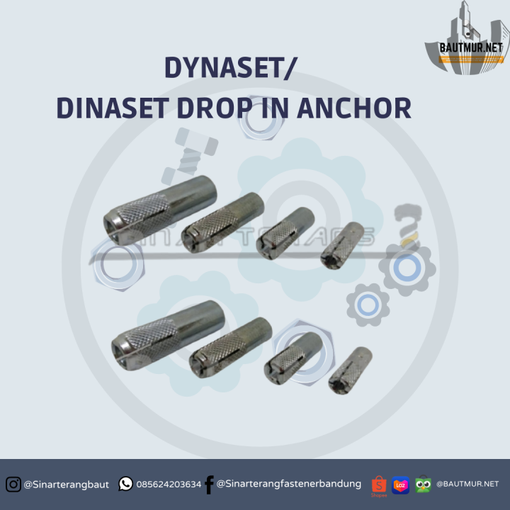 Dynaset M10 - Dinaset Drop In Anchor 10mm | Lazada Indonesia