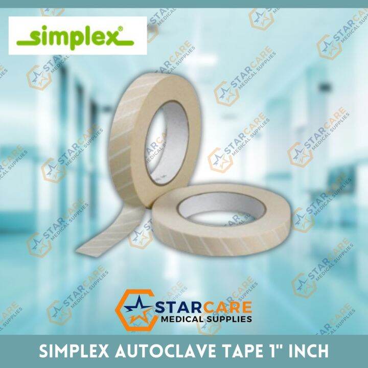 SIMPLEX - AUTOCLAVE TAPE 1 " INCH | Lazada PH