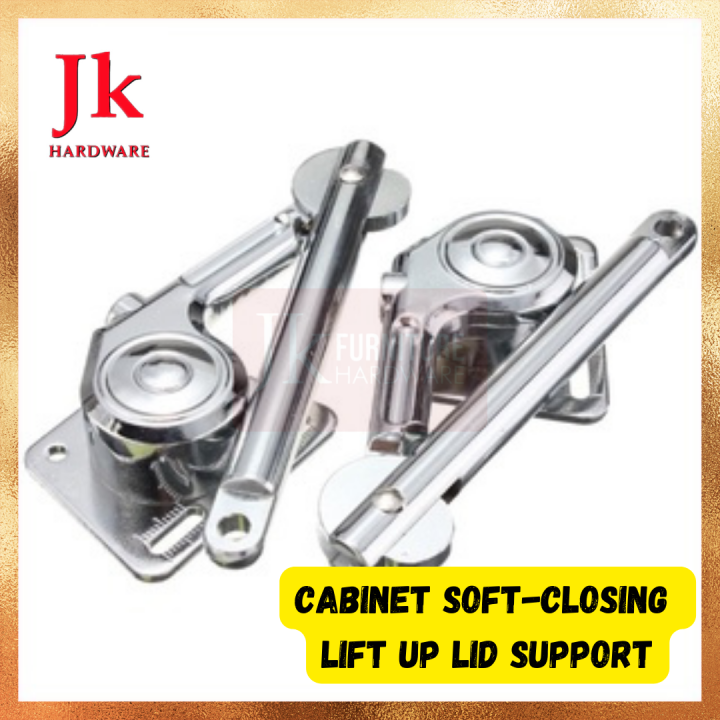 Cabinet Soft-Closing Lift Up Lid Support Door Stay Kitchen Cupboard ...